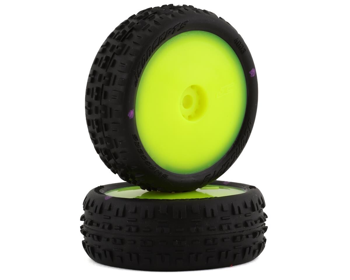Swagger - pink compound - pre-mounted, yellow wheels (Fits - Losi Mini ...